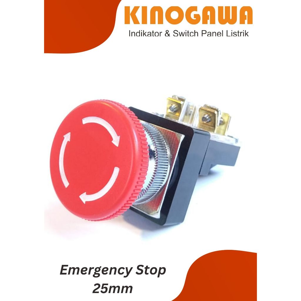 Jual Emergency Push button 25mm - Tombol Emergency 25mm | Shopee Indonesia