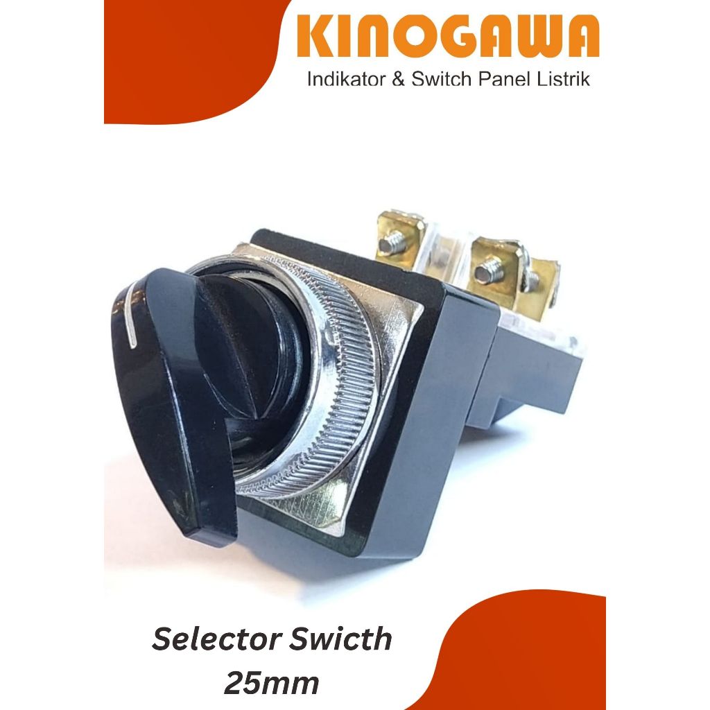 Jual Selector Switch 25mm - 2 posisi - 3 Posisi ON OFF - ON OFF ON ...