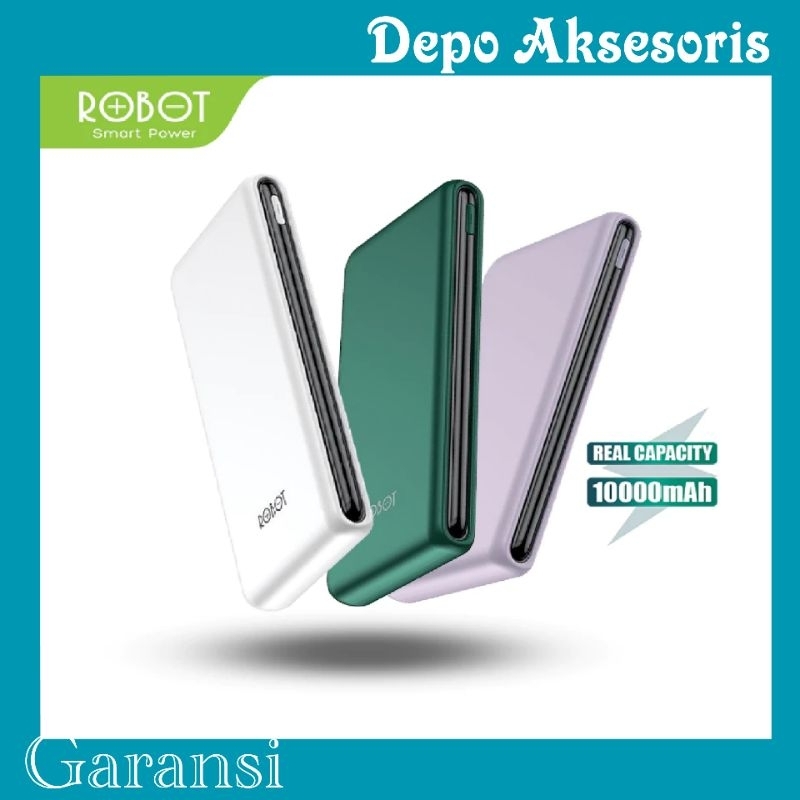 Jual PowerBank Robot 10.000Mah RT-180 Dual Input Type-C & Micro USB ...