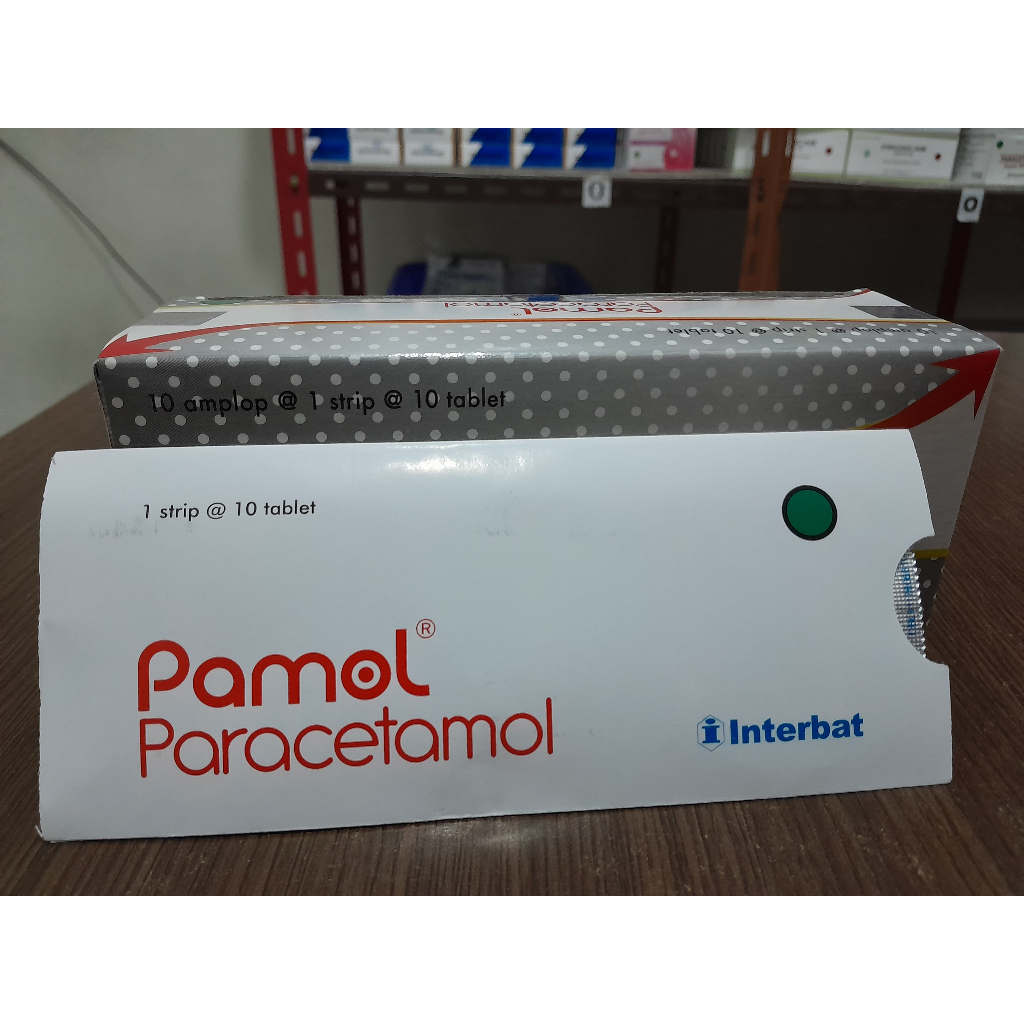 Jual PAMOL TAB PARACETAMOL 500 MG ( 1 STRIP 10 TABLET) | Shopee Indonesia
