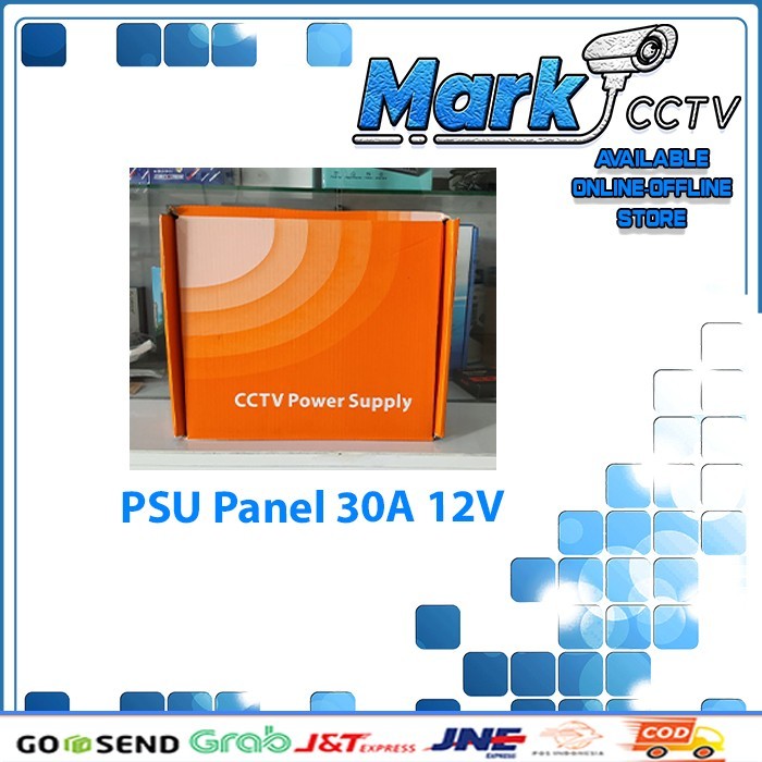 Jual Power Supply BOX 30A 12v 32CH cctv / psu 12V 30A box panel ...