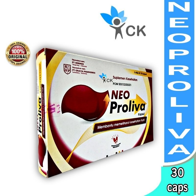 Jual NEO PROLIVA TABLET BOX @ 30 TABLET, menjaga kesehatan fungsi hati ...