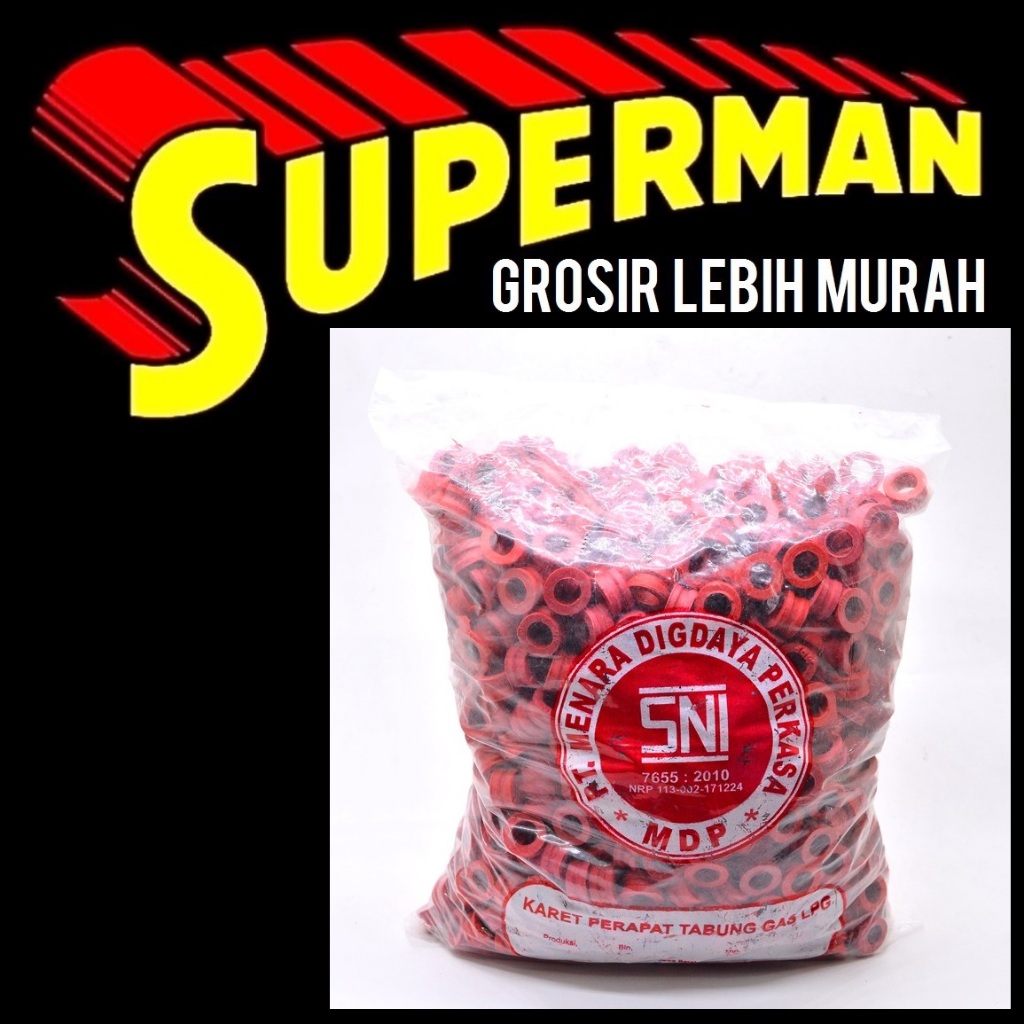 Jual (13i) GROSIR 1000PCS SIL TABUNG GAS MERAH Sni Seal Kompor Gas Lpg ...