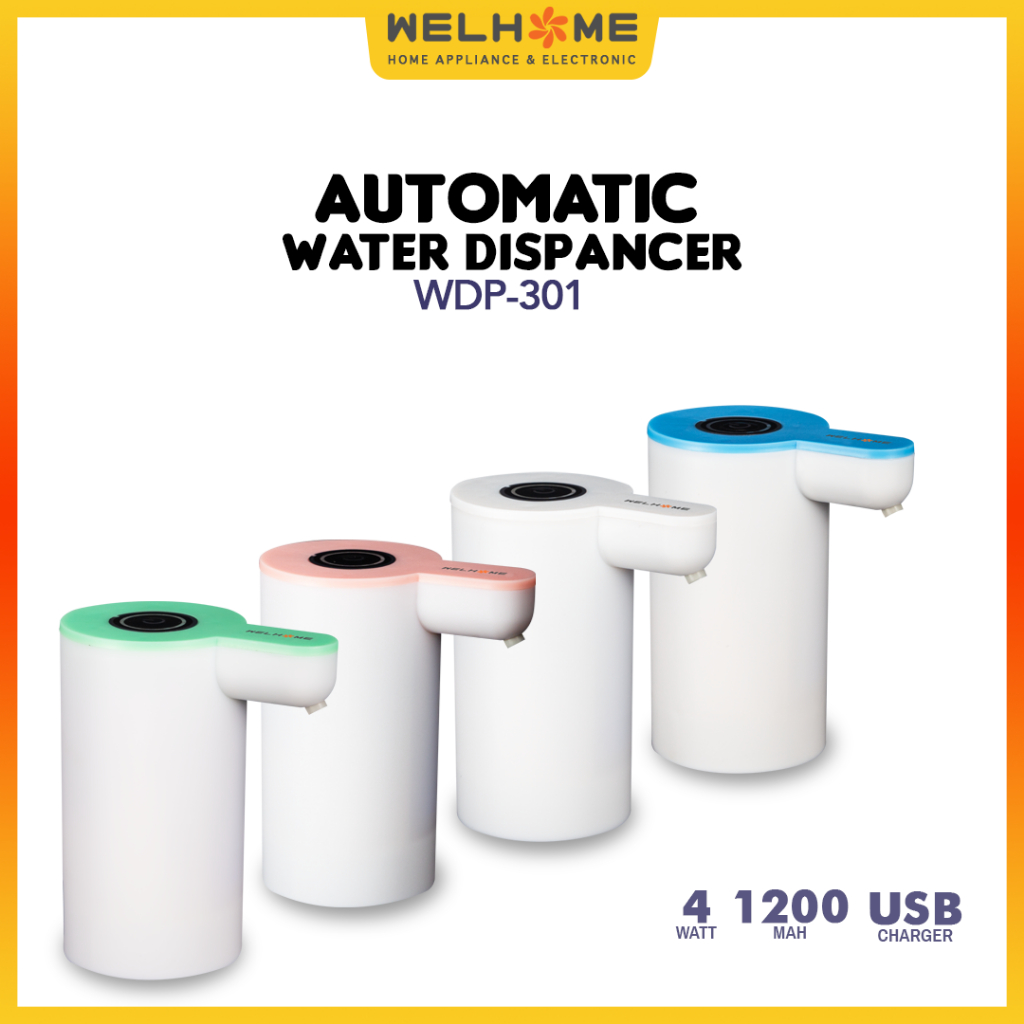 Jual Welhome Pompa Galon Elektrik / Dispenser Pompa Air Galon Wdp-301 | Shopee Indonesia