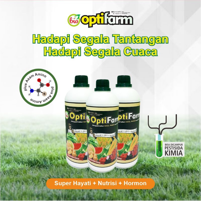Jual BIO OPTIFARM, NUTRISI dan HAYATI MAJEMUK 1 LITER | Shopee Indonesia