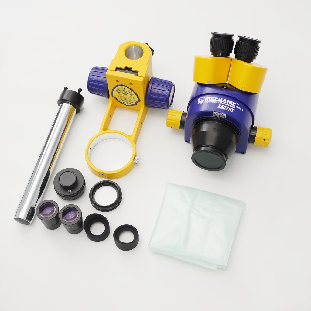 Jual TOOL MICROSCOPE MECHANIC TRINOCULAR PLAT ALUMINIUM MC75T-B3 ...