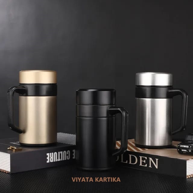Jual tumbler thermo mugs stainless steel termos vacuum mug gelas ...
