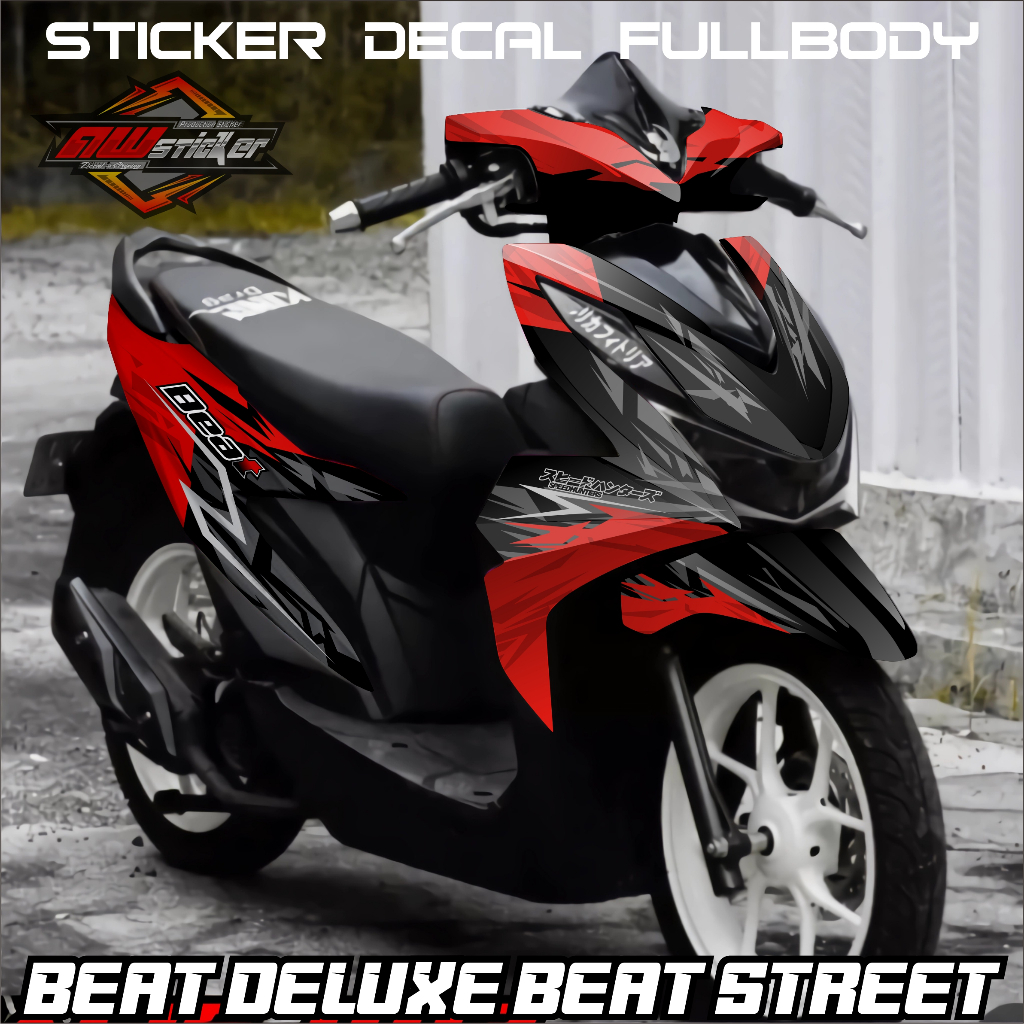 Jual Decal Sticker BEAT 2020 Deluxe Fullbody new fi techno - decal ...