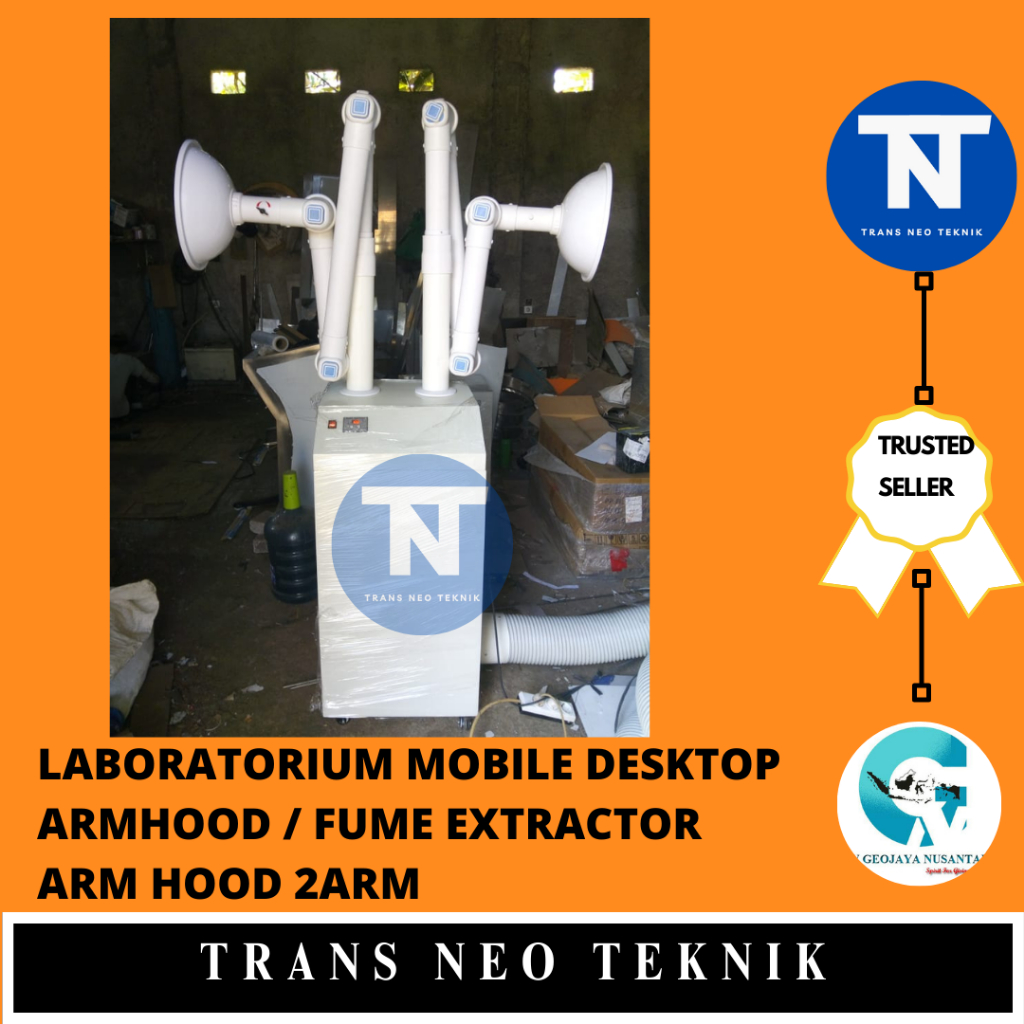 Jual LABORATORIUM MOBILE DESKTOP ARMHOOD / FUME EXTRACTOR ARM HOOD 2ARM ...