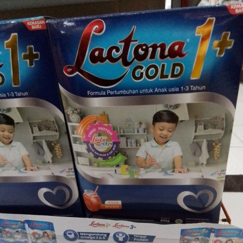 Jual Lactona gold 1+ 800gr vanilla/madu | Shopee Indonesia