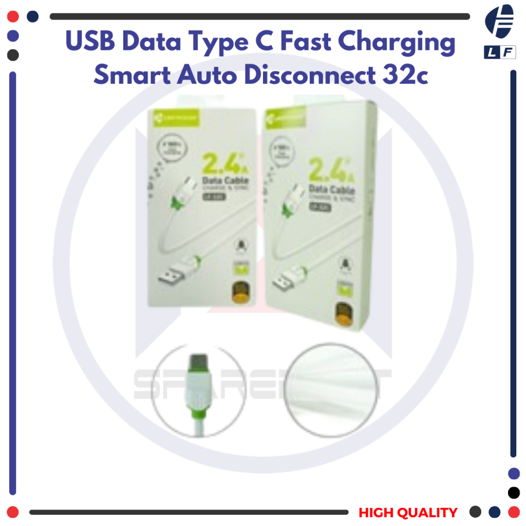 Jual Usb Data Type C Fast Charging Smart Auto Disconnect 32c | Shopee ...