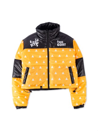 Jual Dot The Goat OUTERWEAR JACKET - PUFFER CROP ZENITSU DEMON SLAYER | Shopee Indonesia