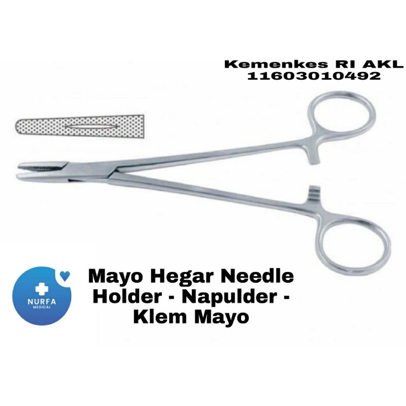 Jual Mayo Hegar Needle / Napulder / Klem Mayo | Shopee Indonesia