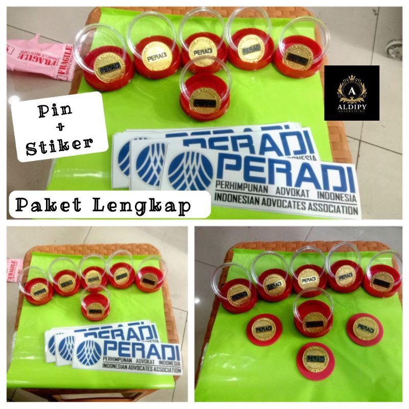 Jual Pin Peradi+Stiker Peradi Logo Mobil | Shopee Indonesia