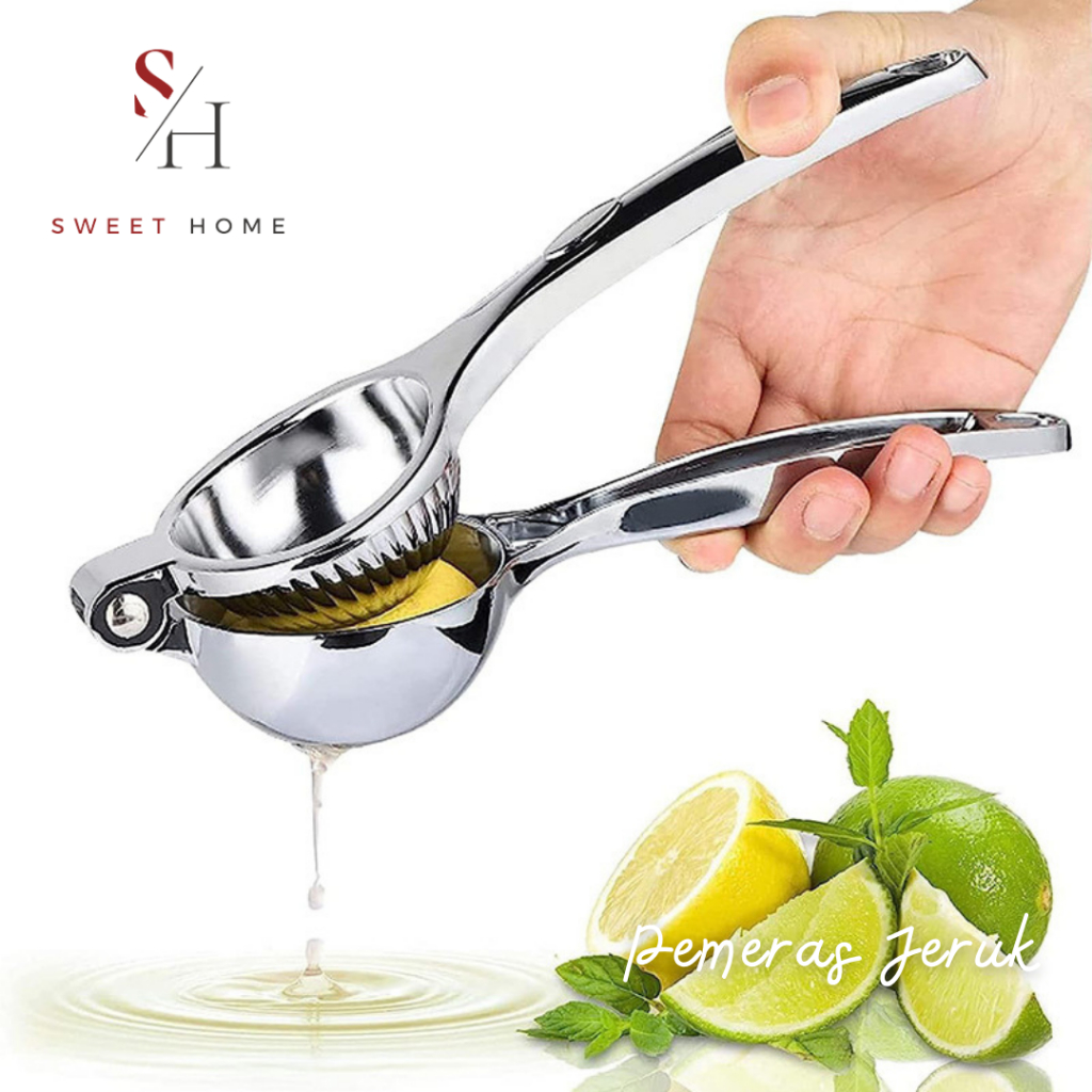 Jual SH - ALAT PERAS JERUK LEMON SQUEEZER STAINLESS STEEL PERASAN JERUK ...