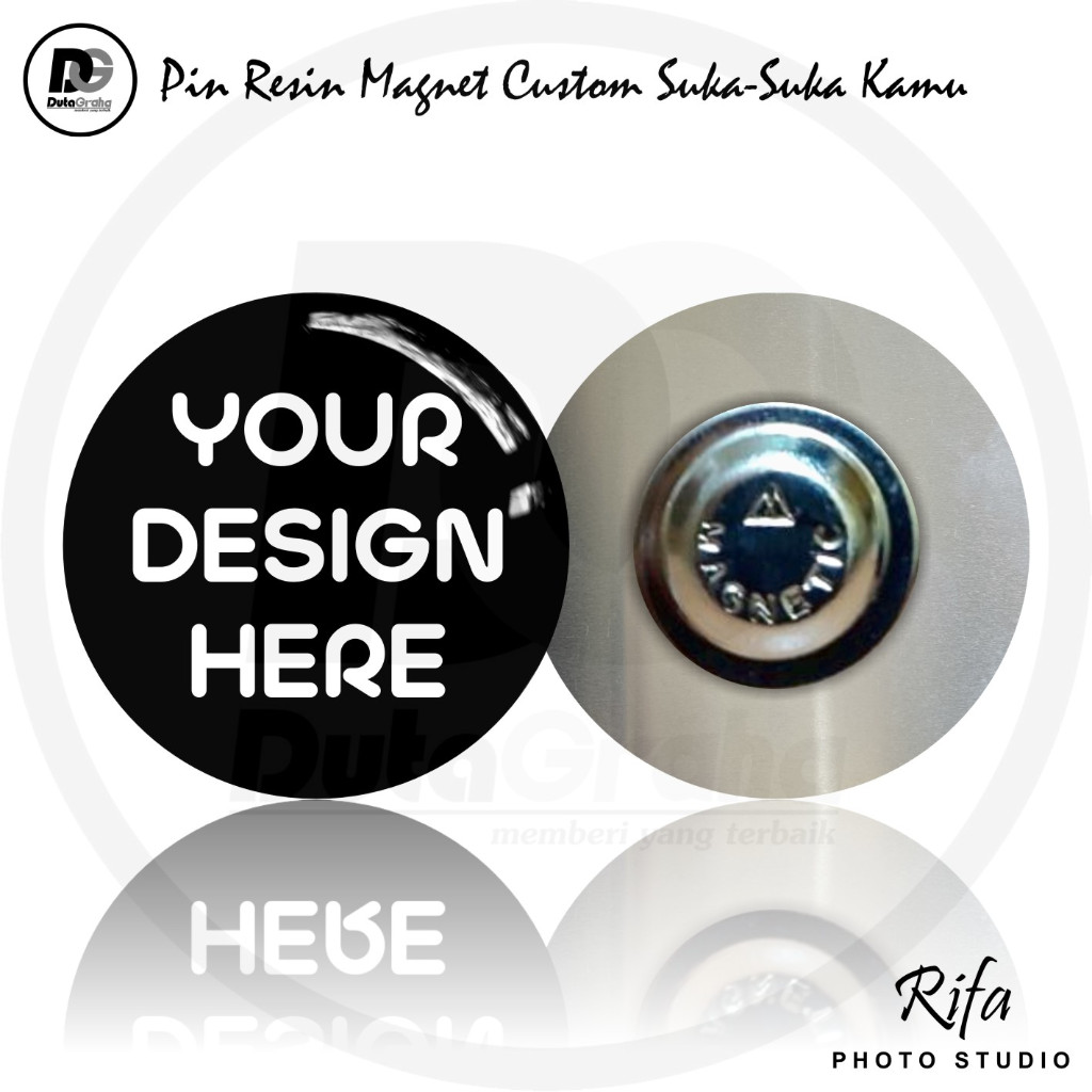 Jual [CUSTOM] PIN RESIN ALUMINIUM MAGNET Pin Bros Aksesoris Souvenir ...