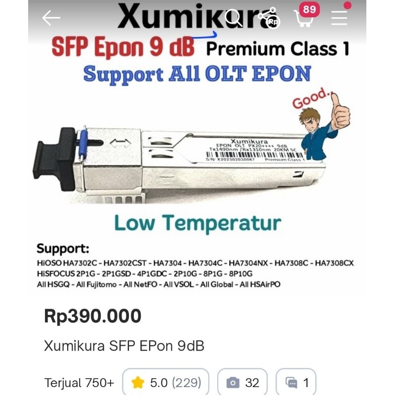 Jual XUMIKURA 9dB SFP | Shopee Indonesia