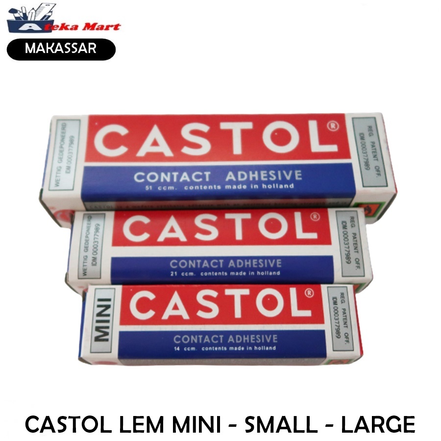 Jual [PCS] CASTOL LEM KUNING MINI SMALL LARGE | Shopee Indonesia