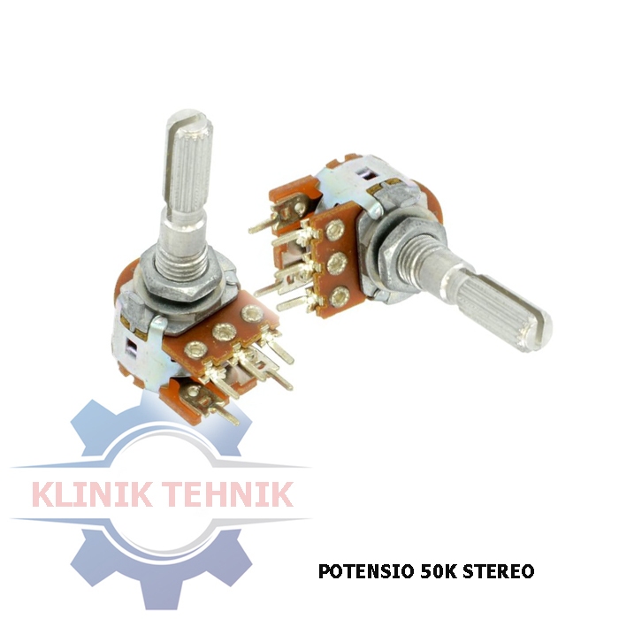 Jual Klinik Tehnik Variabel Potensio 50k stereo 6 pin | Shopee Indonesia