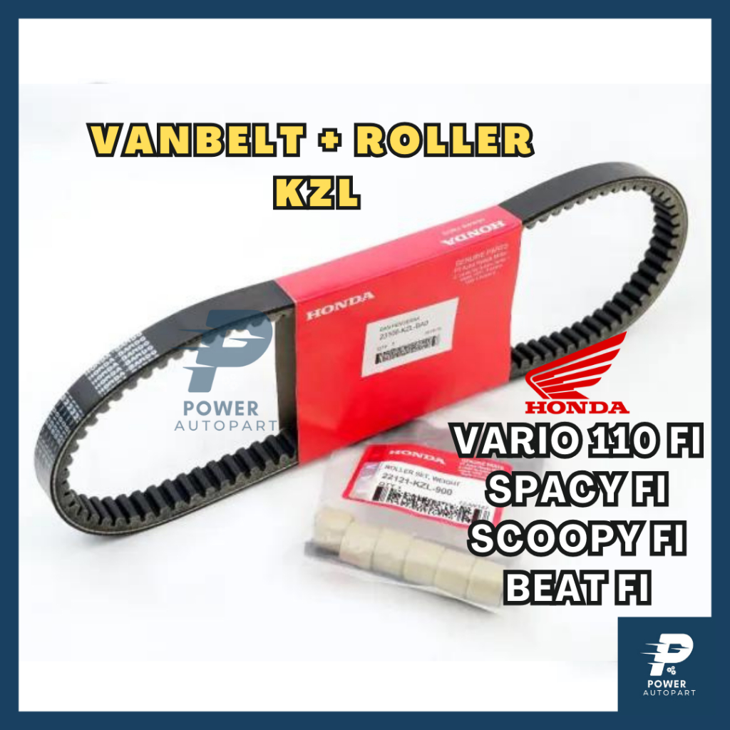 Jual VANBELT + ROLLER VARIO 110 FI, BEAT FI, SCOOPY FI, SPACY FI ...
