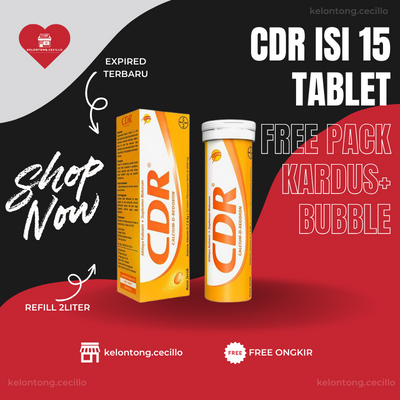 Jual CDR Suplemen Kalsium Rasa Jeruk 15 Tablet - Vitamin C | Shopee ...