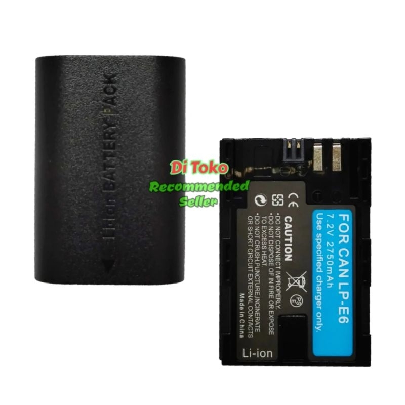 Jual Canon Battery Kamera Lp E6 Baterai For Charger Lc E6e Batrai Eos 60D 70D 80D Batrei Camera ...