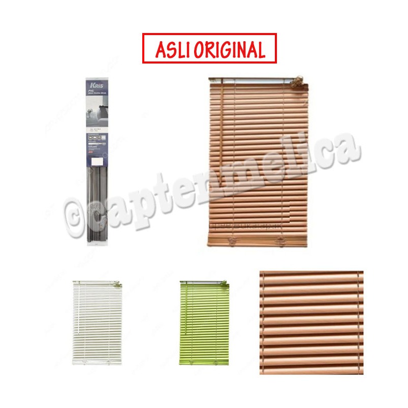 Jual ASLI Gorden Gordeng Tirai Gulung Plastik PVC Alumunium Jendela ...