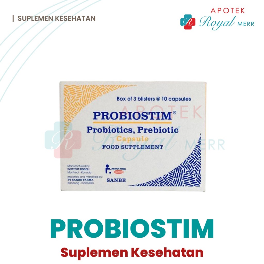 Jual PROBIOSTIM Strip 10 Kapsul Untuk Menjaga Kesehatan Saluran ...