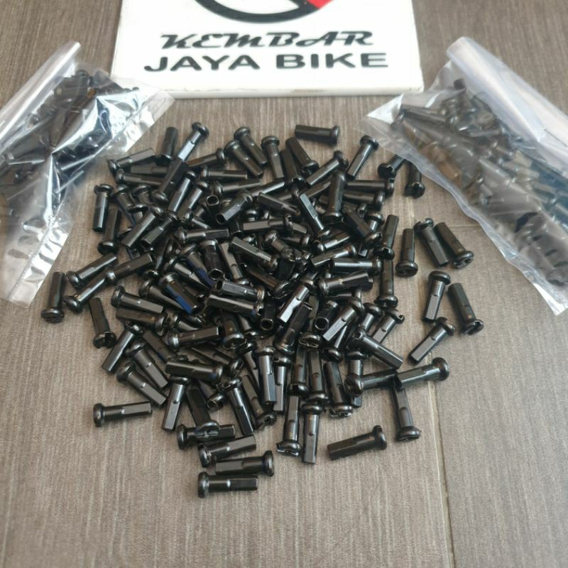 Jual Nipel jari jari sepeda Stainless 14G (isi 36pc) | Shopee Indonesia