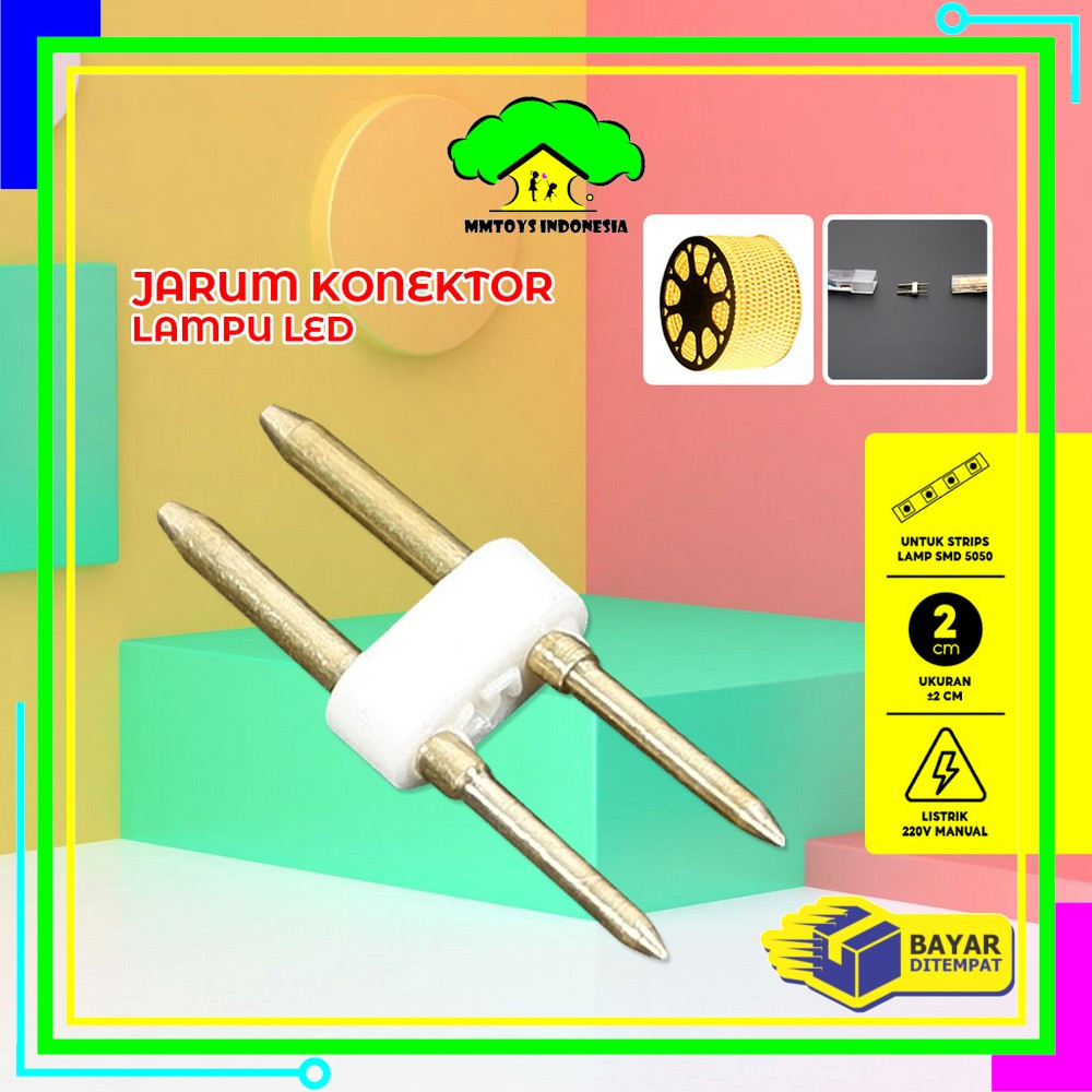 Jual MI-C885 Pin Jarum Sambungan Socket Lampu LED Strip Selang 5050 ...