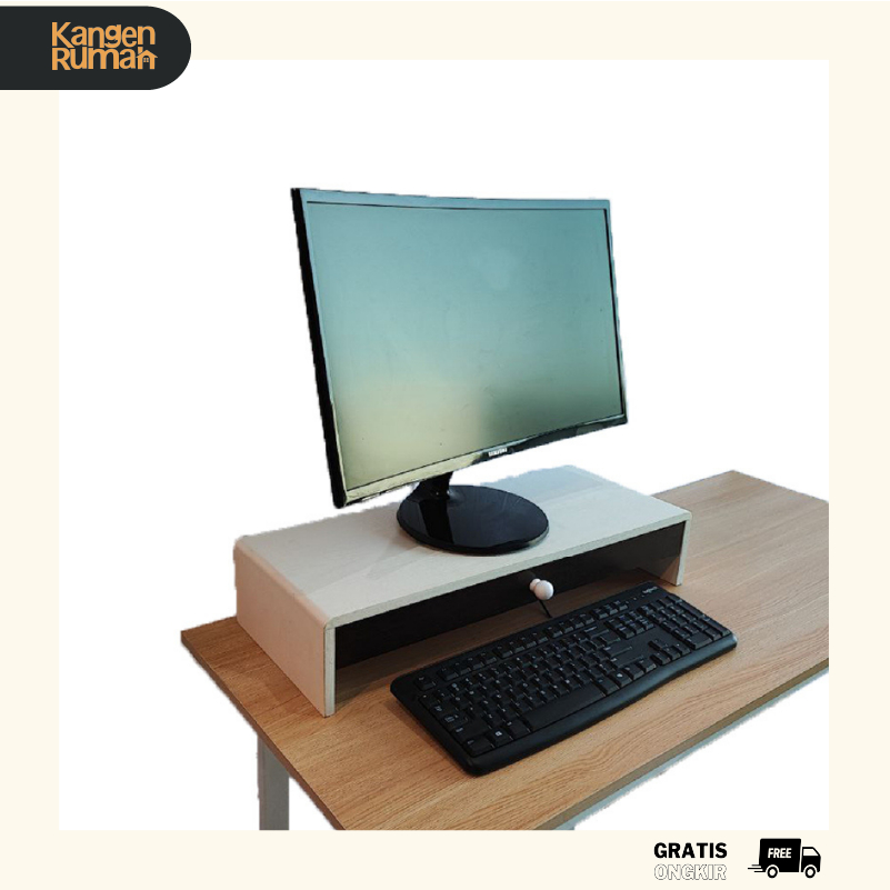 Jual Stand Monitor Rak Monitor laci Sakura Kangen Rumah | Shopee Indonesia