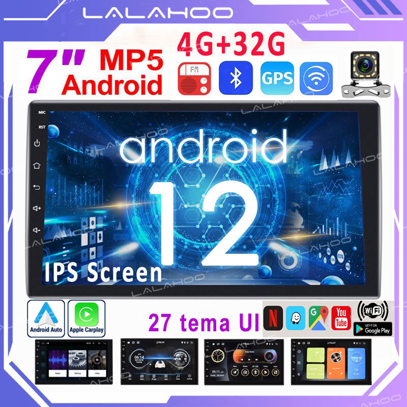 Jual 7/9/10 Inch Car Android 12 Navigasi 4G+32G IPS Screen Head Unit Untuk TOYOTA Daihatsu ...