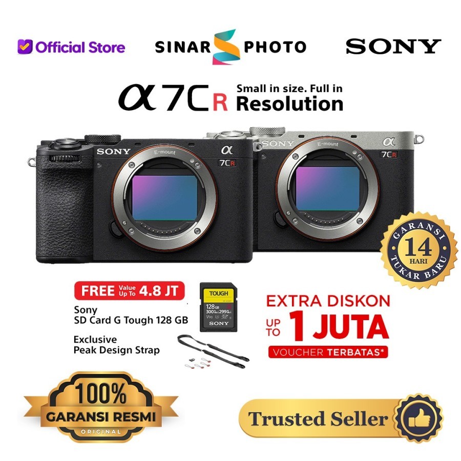 Jual Sony A7CR Body Only Mirrorless Camera Alpha 7CR A7C R Sony A7 CR ...