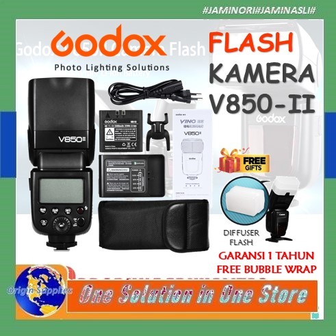 Jual Speedlite Flash Godox V850II V850 V850 II Ving Lithium-Ion Flash ...