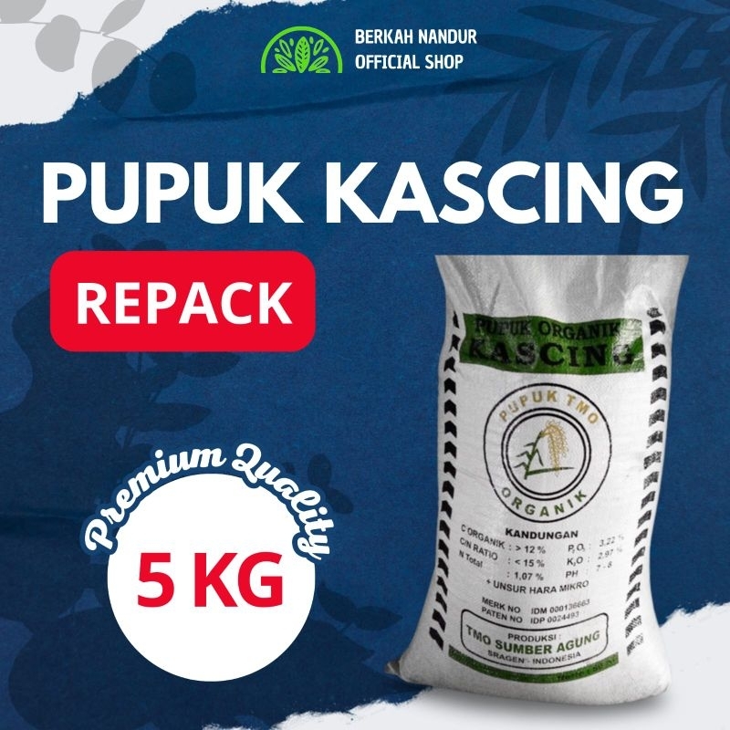 Jual Pupuk Kascing Vermicompost 5 kg | Shopee Indonesia