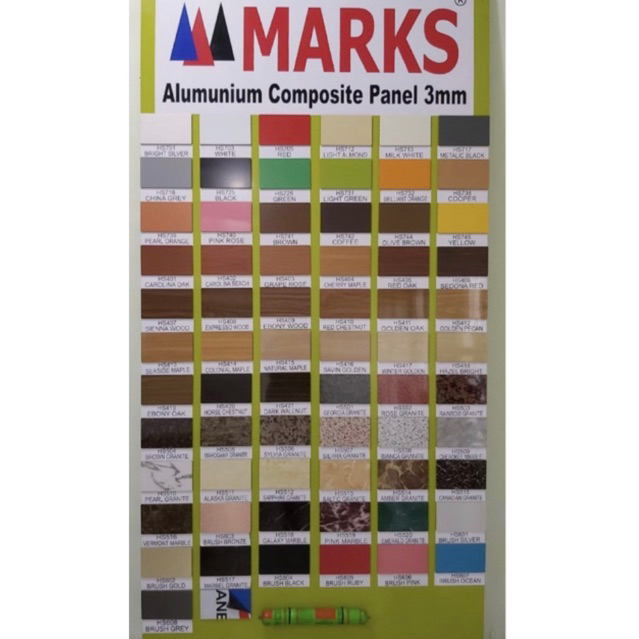 Jual Aluminium Composite Panel / ACP PVDF Outdoor 4 mm MARKS | Shopee ...