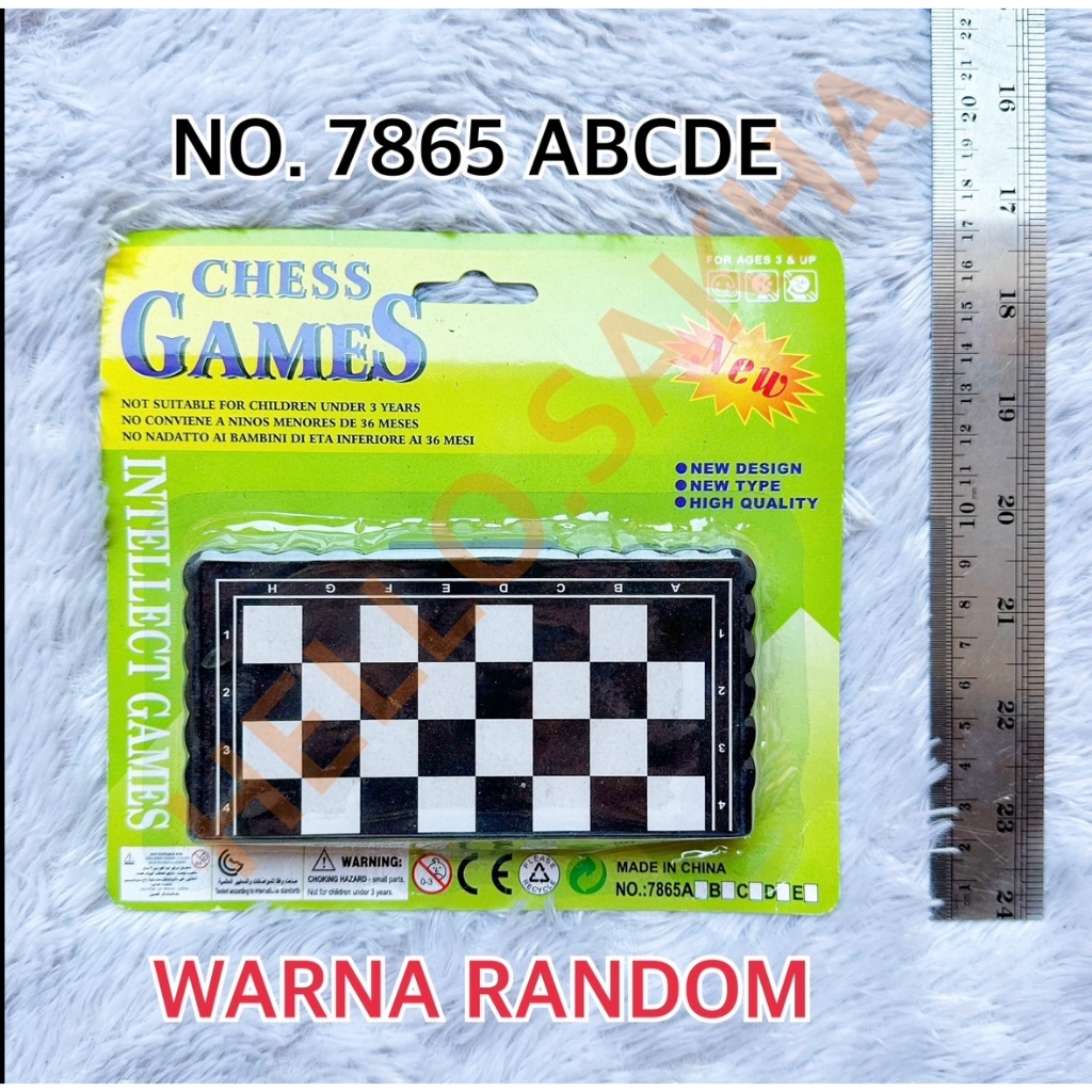 Jual MAINAN NO. 7865 ABCDE CHESS GAMES CATUR PAPAN MAGNET KECIL UKURAN MINI SMALL SIZE SET ...