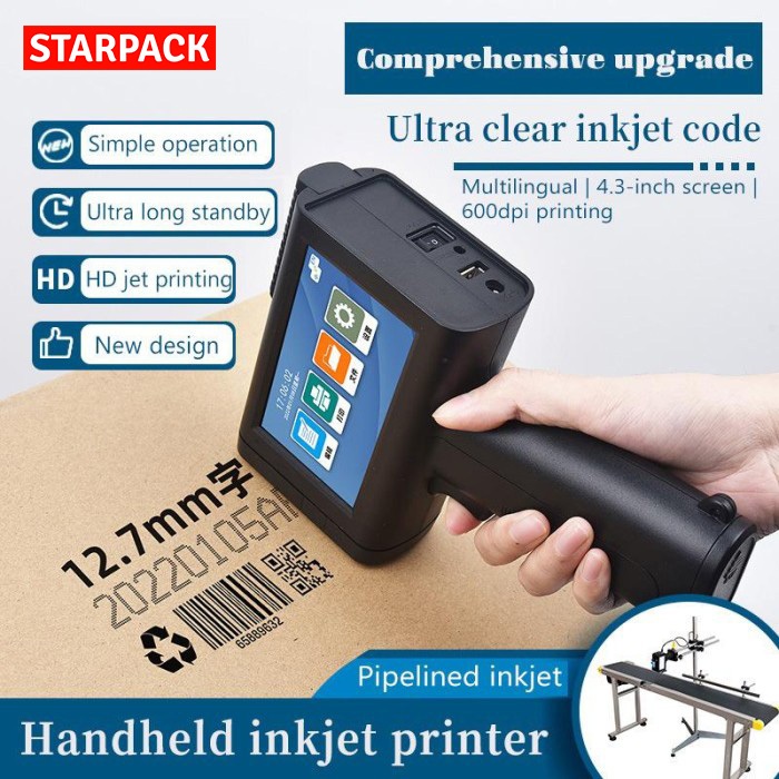 Jual Handheld INCODE M10 Mesin Pengkode Qr Nomor Batch Tanggal Printer ...
