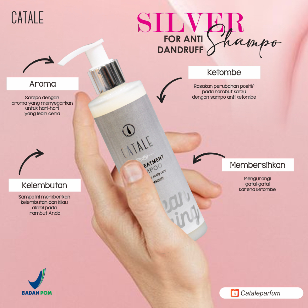 Jual CATALE Hair Treatment Shampoo For Intensive Scalp Care | 200 mL ...