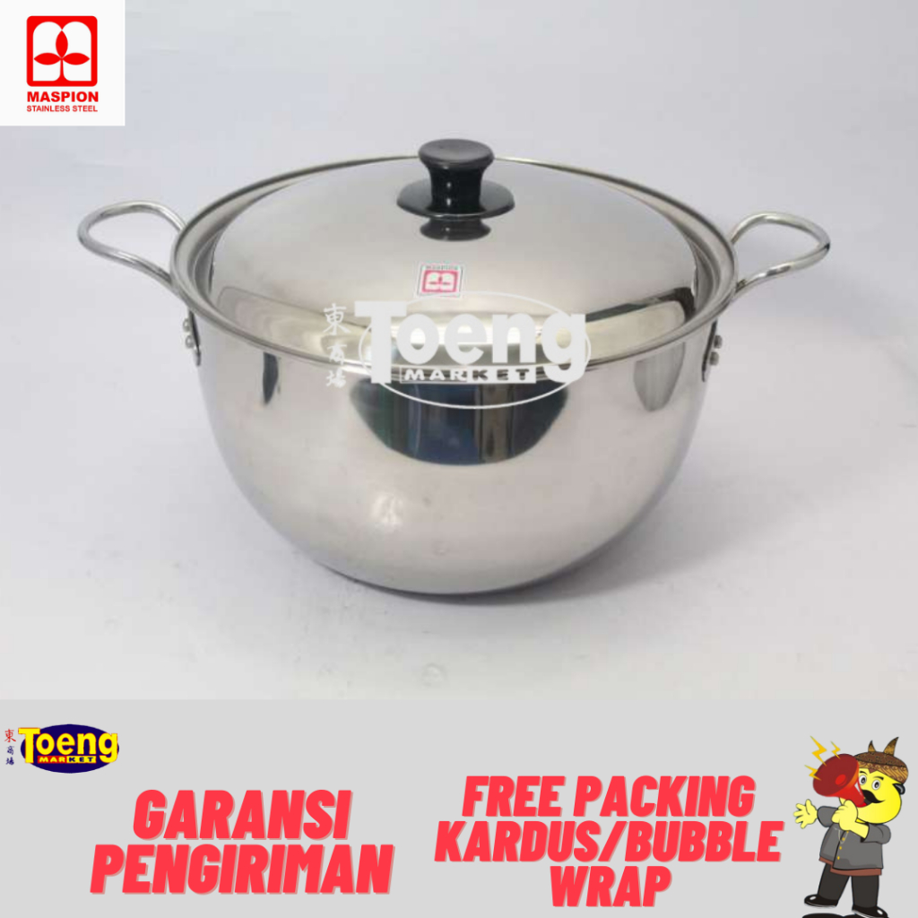 Jual PANCI 36 CM SS MASPION / PANCI MASAK / PANCI STAINLESS | Shopee ...