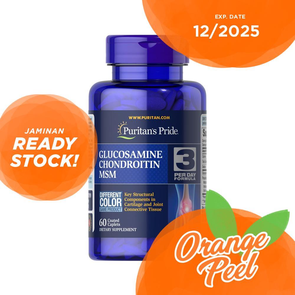 Jual Puritan Pride Double Strength Glucosamine Chondroitin MSM Joint ...
