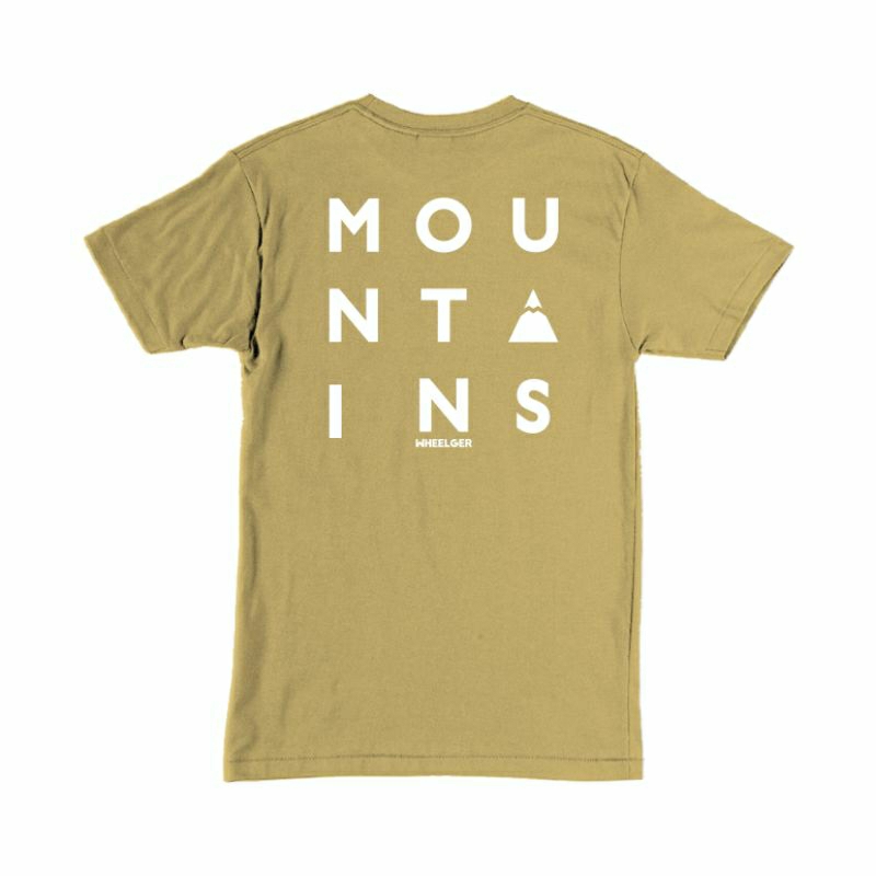 Jual Wheelger Mountain Block Tshirt - Yellow (KAOS GUNUNG) | Shopee ...