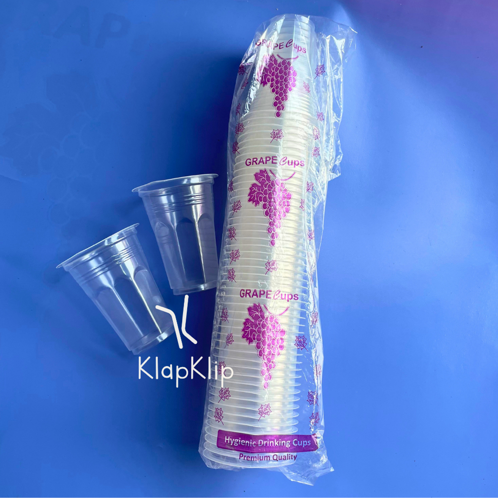 Jual 50pcs Gelas Kopi 220ml 12oz 14oz 16oz Merek Anggur - Gelas Kopi ...