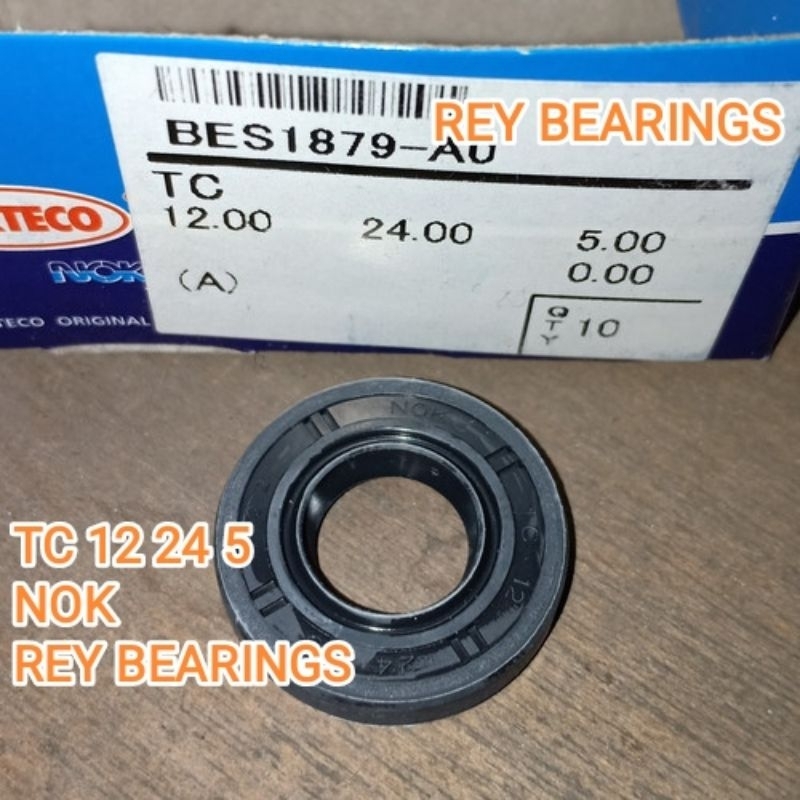 Jual Oil seal TC 12 24 5 merk NOK CORTECO | Shopee Indonesia
