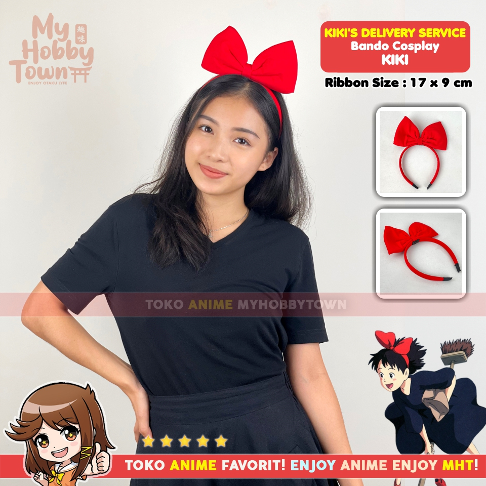 Jual Bando Anime Cosplay Kiki's Delivery Service Kiki Hairband Ghibli ...