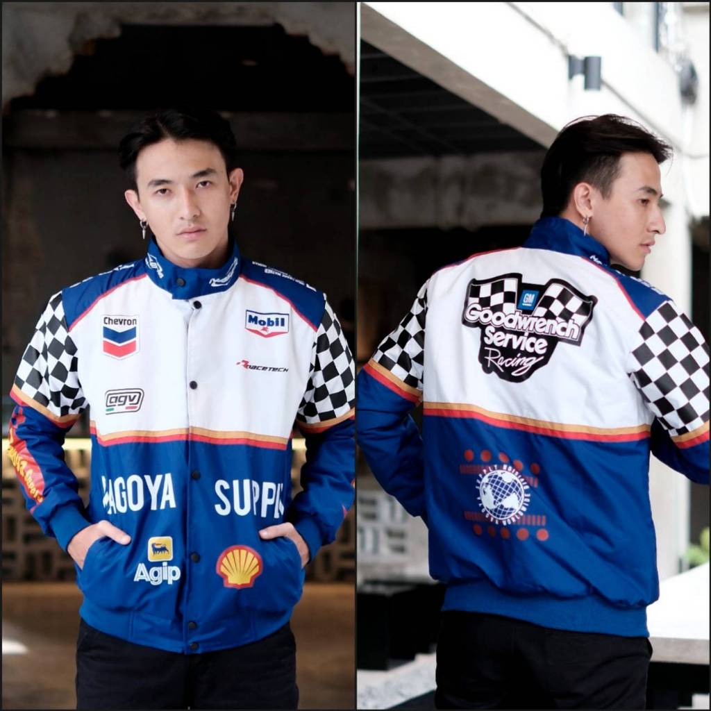 Jual Jaket Parasut Pria - Jaket Nascar Original Nagoya - Jaket Racing ...