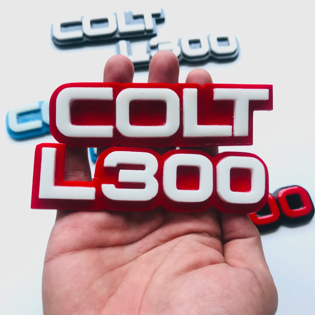 Jual EMBLEM VARIASI MOBIL COLT L300 / EMBLEM MOBIL COLT L300 TULISAN ...