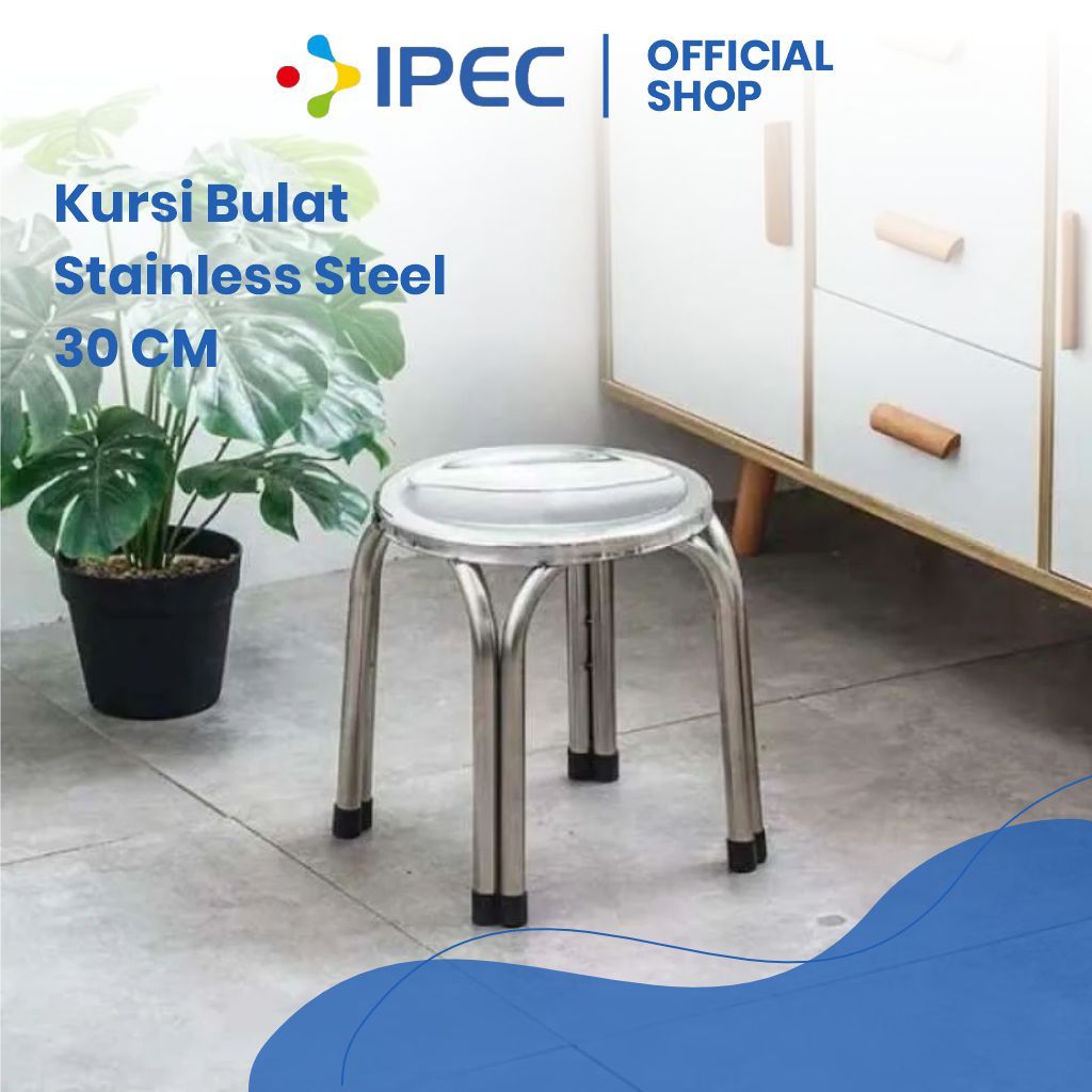 Jual Kursi Bulat Stainless Steel Kursi Bakso Warung Kursi Anti Karat ...