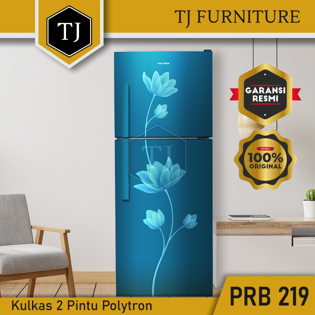 Jual Kulkas 2 Pintu / Lemari Pendingin 210 Liter Polytron PRB 219 ...