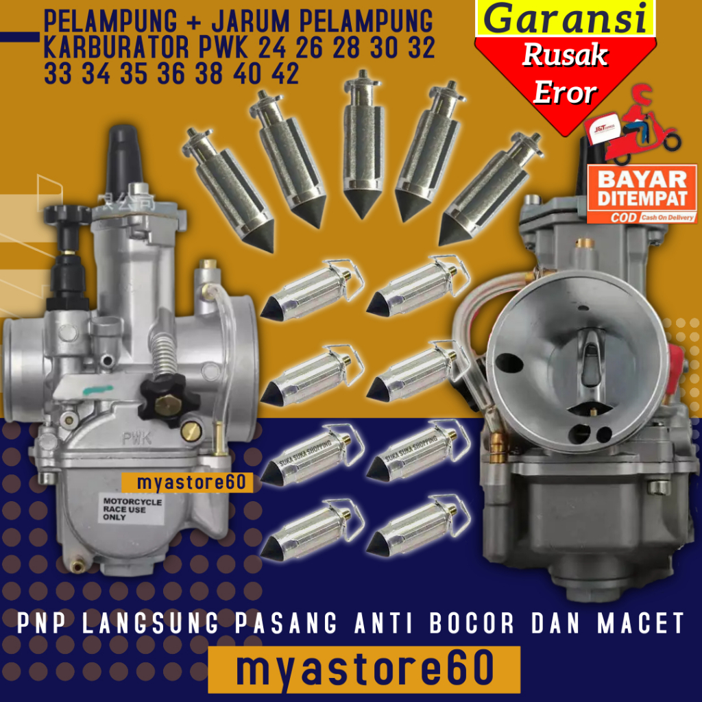 Jual Jarum Apung Ventilator PWK Model Ngapung Paten Float Valve Pentilator Karburator Karbu ...